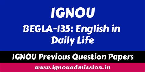 IGNOU BEGLA Question Paper