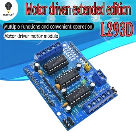 Freeshipping L293d Motor Control Shield Motor Drive Expansion Board For