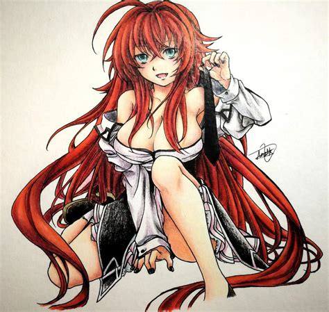 Rias Gremory Proceso De Dibujo •anime• Amino