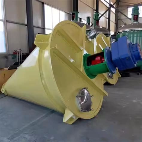 Industrial Vertical Conical Chemical Mixer Double Screw Cone Mixer