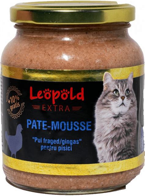 Hrana Umeda Pentru Pisici Extra Pate Mousse Cu Pui Fraged 300 G