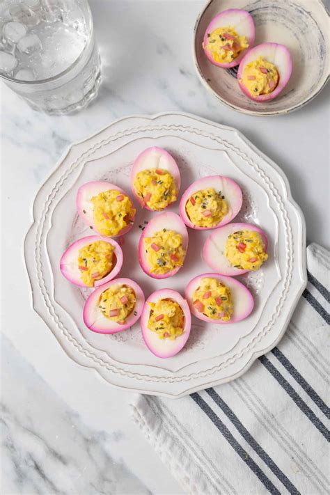 Beet Pickled Deviled Eggs Food Faith Fitness