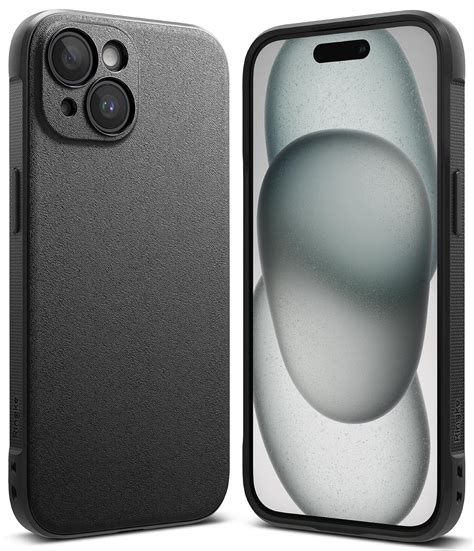 Iphone 15 Back Cover Case Onyx Matte Black