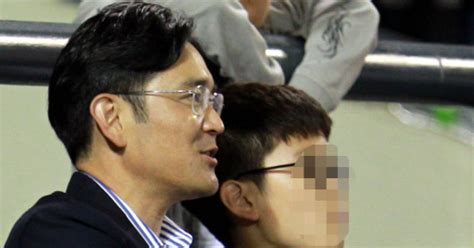 [포토] 삼성 이재용 사장 야구장 나들이 왔어요