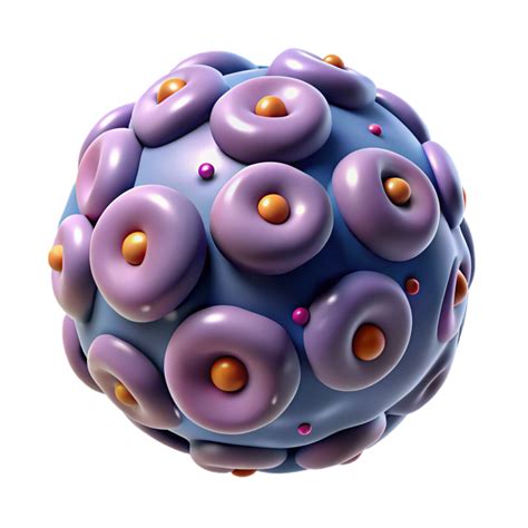 Notable Coastal Hyper Specific Photorealistic Render Of An Isolated Single Cell Undergoing