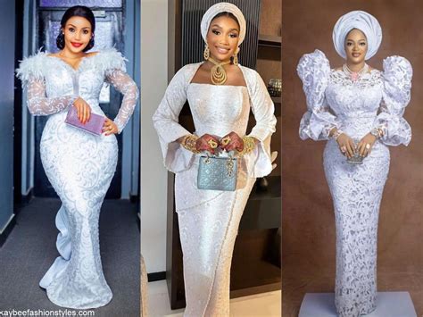 Best White Lace Styles For Ladies In 2023 Kaybee Fashion Styles