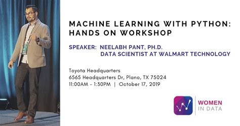 See You All Women In Data At The Event Womenindata Datascience Neelabh Pant Phd