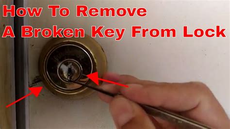 How To Pull Remove A Broken Key From Lock You