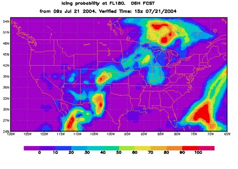 Probability Distribution Of Icing Over Conus Download Scientific Diagram