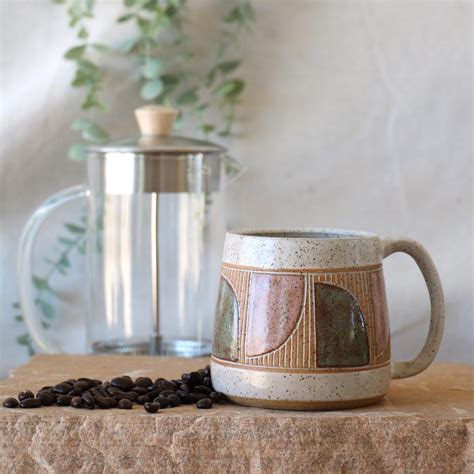 Geometric Mug Etsy