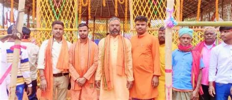 हनुमान मंदिर प्राण प्रतिष्ठा को लेकर भव्य कलश यात्रा