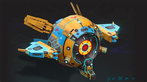 Artstation Sci Fi Drone Concept Art
