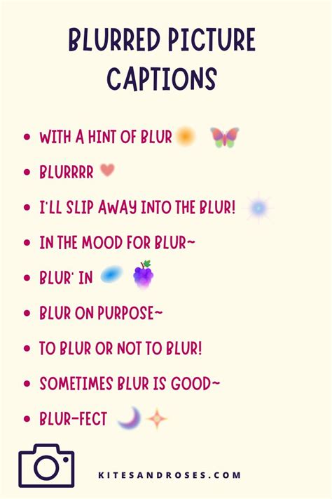 27 Blur Photo Caption For Your Creative Pictures Kites And Roses One Word Instagram