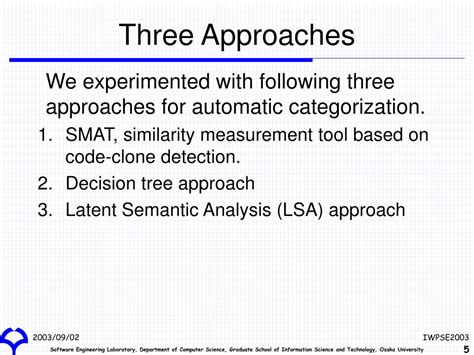 Ppt Automatic Categorization Algorithm For Evolvable Software Archive Powerpoint Presentation