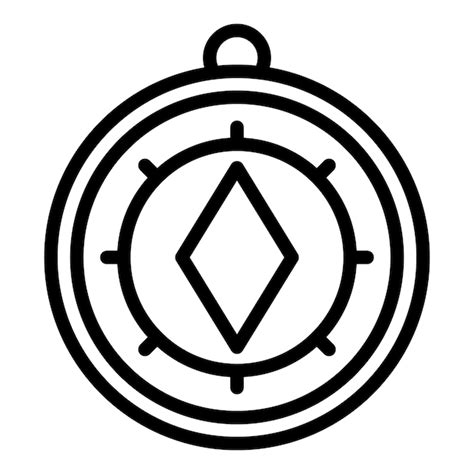 Premium Vector Travel Compass Icon Outline Vector Eco Tourism People Walk