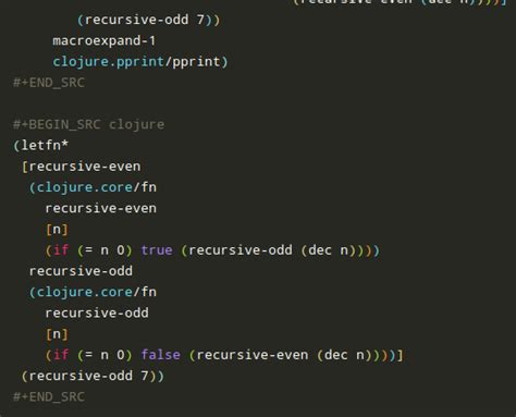 Letfn Drilldown A Clojure Special Form In Detail Dr Nils Blum Oeste
