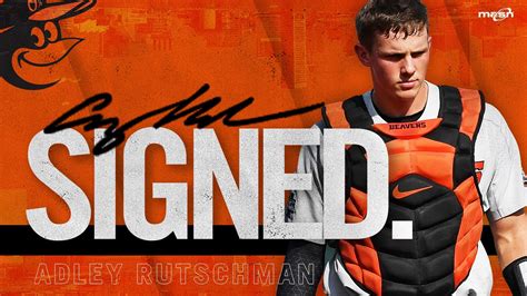 Orioles Sign No 1 Overall Pick Adley Rutschman To Record Breaking Deal