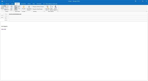 Request A Delivery Receipt For A Message In Outlook