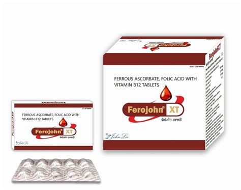 Ferojohn Xt Ferrous Ascorbate Tablets At ₹ 150stripe Ferrous