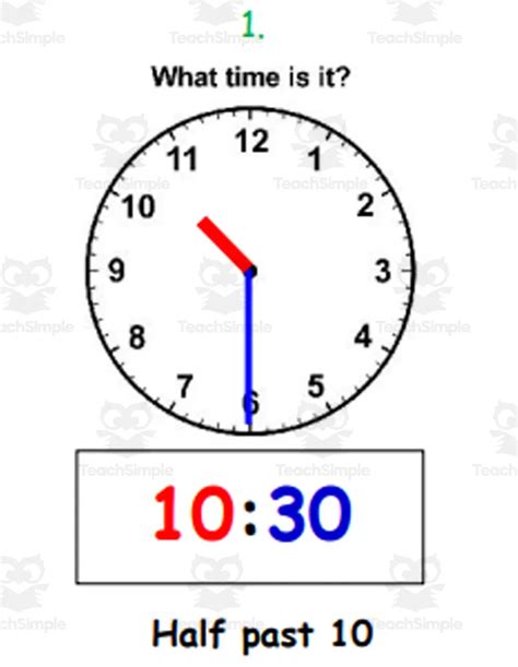 TIME WORKSHEET ANALOGUE AND DIGITAL By Teach Simple
