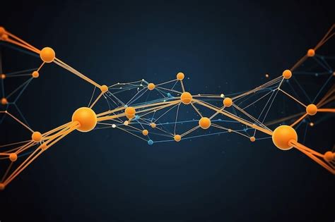 Premium Photo An Abstract Node Network Background Image