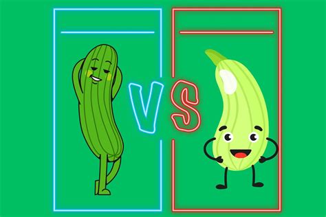 Cucumber Vs Zucchini What Is The Difference Between Cucumber And