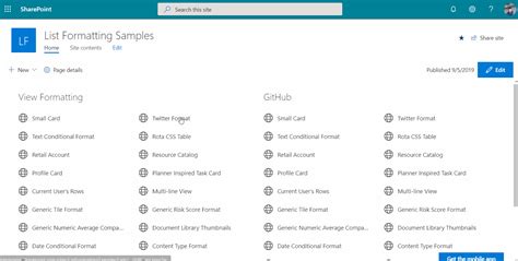 How To Easily Deploy The List View Formatting Templates Built By The