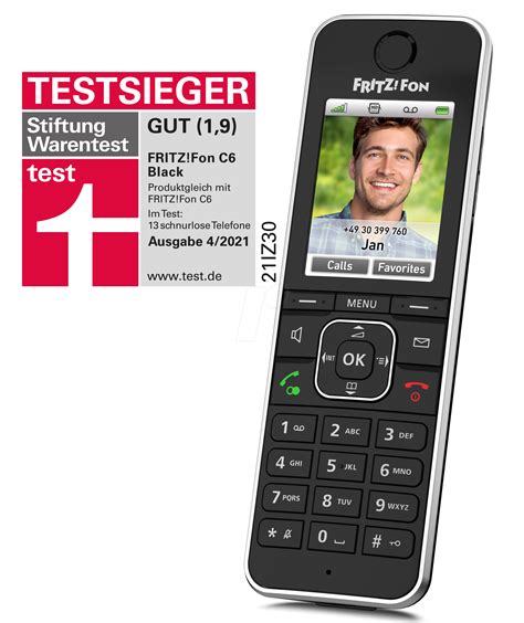 avm fritzfon c6b fritz fon c6 black fritz box komforttelefon bei