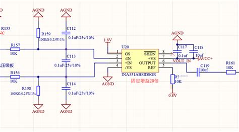 INA351A Single Power Supply 1 8V Input Add A Offset Reference Power Supply 0 8V To Pin 5