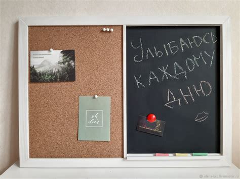 Доска для заметок комбинированная(пробка+гриф.магнитная поверхности) в ...