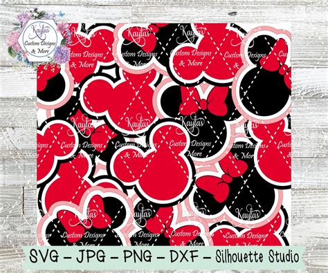 Minnie Mouse Head Template