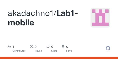 github akadachno1 lab1 mobile