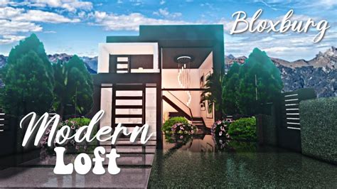 Roblox Bloxburg Loft Modern House Minami Oroi Youtube