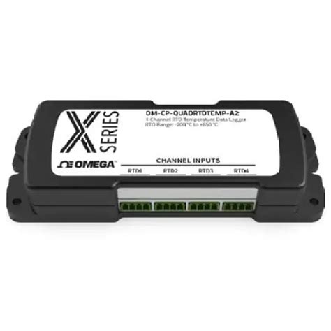 Omega Om Cp Quadrtdtemp A2 4 Ch Rtd Logger Ce