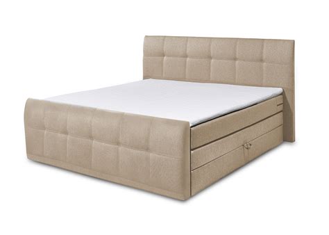 Boxspringbett Sacramento Von Ed Lifestyle In Beige Mit Steppung Möbel