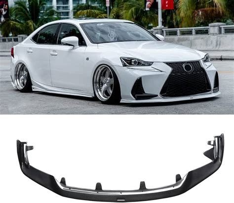 Real Carbon Fiber Front Lip Diffuser Spoiler For Lexus 57 Off