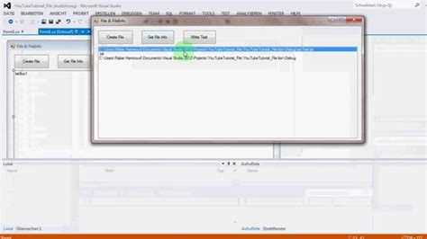 File Class And Fileinfo Class C Youtube