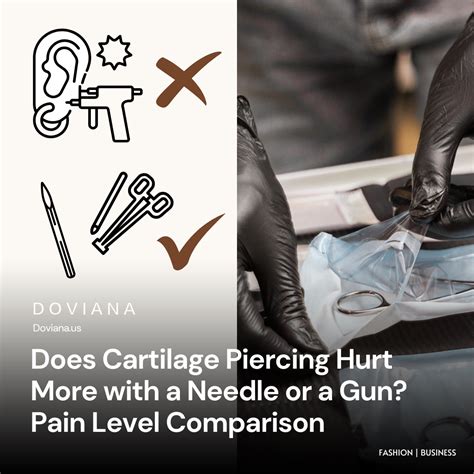 Does Cartilage Piercing Hurt More With A Needle Or A Gun Pain Level