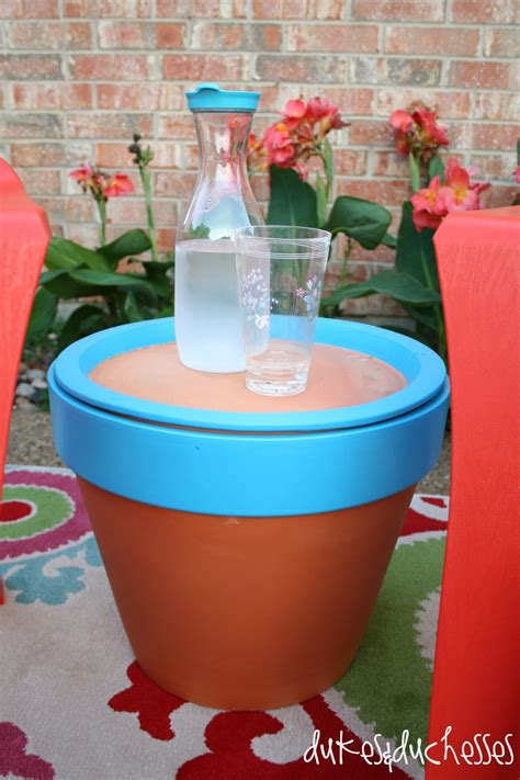 How To Make A Terracotta Pot Table Dukes And Duchesses