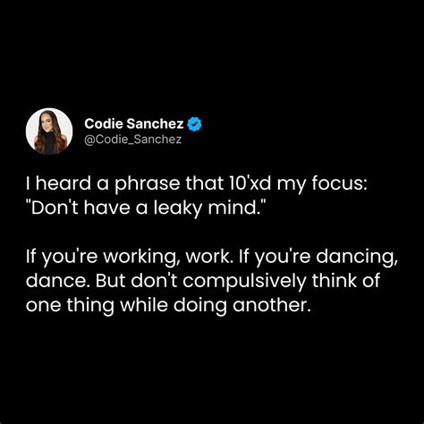 Codie A Sanchez On Linkedin 5 Other Truths On Focus Ive Learned