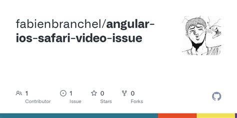 GitHub Fabienbranchel Angular Ios Safari Video Issue