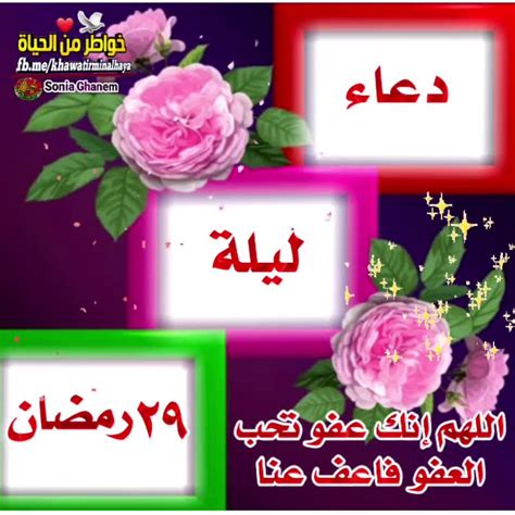 ليلة ٢٩ رمضان اللهم إن كانت هذه الليلة ليلة القدر فاجعلها ليلة جبر