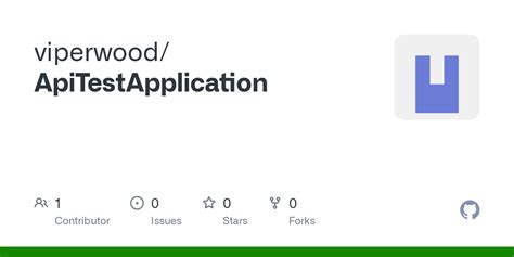 GitHub Viperwood ApiTestApplication