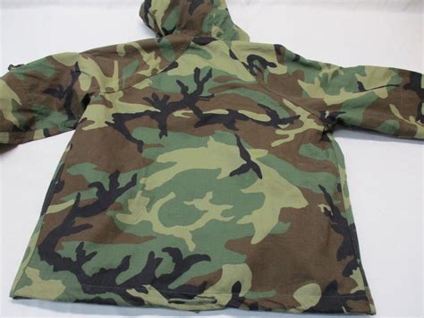 Woodland M81 Camo Military Jacket Jslist Top Mopp Suit Coat Chemical
