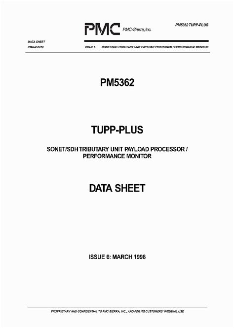 PM5362-RI_1355270.PDF Datasheet Download --- IC-ON-LINE