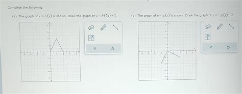 Solved A The Graph Of Y H X Is Shown Draw The Graph Of Chegg Com
