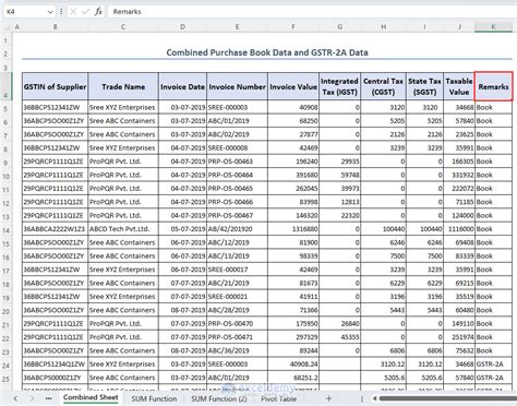 How To Do A Gst Reconciliation In Excel 4 Methods Exceldemy