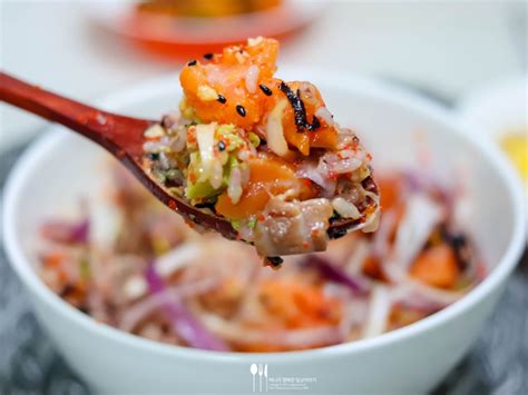 훈제연어 아보카도 포케 만들기