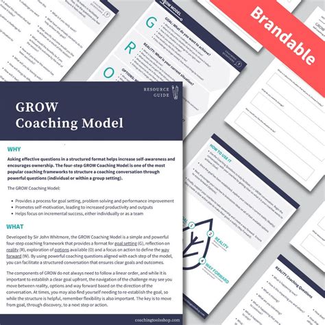 Coaching With The Grow Model — The Coaching Tools Shop
