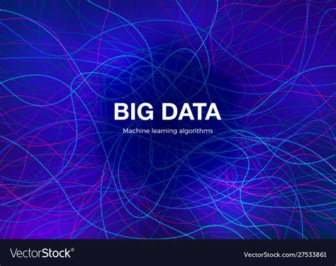 Big Data Visualisation Concept Abstract Royalty Free Vector